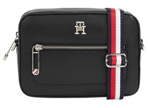 8720645586852 - Mini Bag TOMMY HILFIGER ICONIC TOMMY CAMERA BAG CORP Damen Gr B H T 20cm x 14cm x 7cm schwarz Lederimitat Taschen im kleinen Format