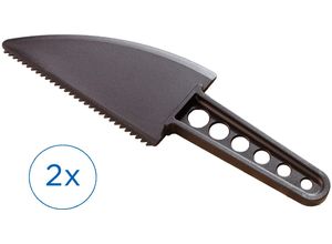 4029845187925 - Tortenmesser RUCO schwarz Kunststoff Kochmesser Antikratz-Tortenmesser Tortenheber 2er Set
