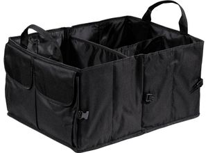 4007249839633 - Aufbewahrungstasche HAMA Auto Kofferraumtasche Organizer groß faltbar 53 x 385 x 27 cm schwarz B305cm H55cm T41cm Polyester Taschen Auto Kofferraumtasche Kofferraum Organizer faltbar 53x385x27 cm
