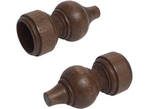 4016318002380 - Gardinenstangen-Endstück LIEDECO braun (nussbaum) Ø28cm Gardinenstangenendstücke für Gardinenstange Ø 28 mm 4016318002380 - Gardinenstangen-Endstück LIEDECO braun (nussbaum) Ø28cm Gardinenstangenendstücke für Gardinenstange Ø 28 mm