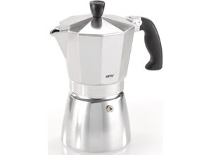 4006664160803 - Espressokocher GEFU Lucino grau (aluminiumfarben) B165cm H205cm T10cm Kaffeemaschinen für 6 Tassen