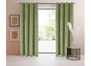 4067602538122 - Vorhang Samt Ladina Gr 1 grau (taupe) B140cm H145cm Polyester Recyceltes Material LEGER HOME BY LENA GERCKE Gardinen blickdichter Vorhang nachhaltige Gardine Samt Vorhang