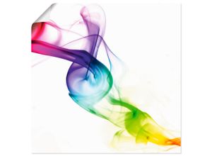 4055327614795 - Wandbild ARTLAND Rauch - Abstrakt Bilder Gr B H 40 cm x 40 cm Poster Gegenstandslos quadratisch 1 St bunt Bild Metallbild Metallbilder Bilder als Alubild Leinwandbild Wandaufkleber oder Poster in versch Größen