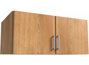 4038061019477 - Schrankaufsatz WIMEX Click braun (plankeneichefarben) B90cm H42cm T56cm Kunststoff Möbelaufsätze Kleiderschrank-Zubehör Schrankaufsatz