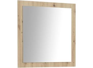 5904767038717 - Garderobenspiegel Baccio braun (eiche eiche) B830cm H880cm T18cm Spanplatte Spiegel Spiegel Rahmenoptik Artisan Eiche