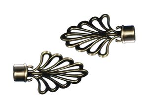 4016318078590 - Gardinenstangen-Endstück Fächer gold (messingfarben antik) H08cm L10cm Ø16cm Gardinenstangenendstücke für Gardinenstangen Ø 16 mm 4016318078590 - Gardinenstangen-Endstück Fächer gold (messingfarben antik) H08cm L10cm Ø16cm Gardinenstangenendstücke für Gardinenstangen Ø 16 mm