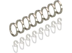 4016318280283 - Gardinenring Gardinenbefestigungen Gr 8 St silberfarben (edelstahlfarben) Gardinenringe Gardinenbefestigungen für Gardinenstangen Ø 16 mm 4016318280283 - Gardinenring Gardinenbefestigungen Gr 8 St silberfarben (edelstahlfarben) Gardinenringe Gardinenbefestigungen für Gardinenstangen Ø 16 mm