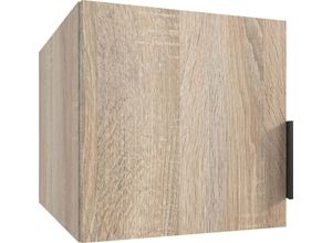 4065981006706 - Schrankaufsatz WIMEX Modena braun (eiche sägerau nachbildung) B40 H40 T54 Spanplatte Möbelaufsätze Aufsatzschrank