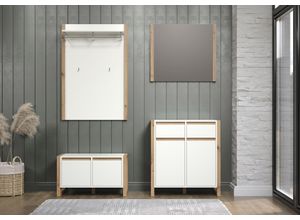 4068222093633 - Garderobenspiegel ANDAS Drammen beige (natur) B78cm H69cm T4cm FSC-zertifizierter Holzwerkstoff glasspiegel Spiegel Wandspiegel teilweise Rahmen in Holzoptik B H ca 78 69 cm 4068222093633 - Garderobenspiegel ANDAS Drammen beige (natur) B78cm H69cm T4cm FSC-zertifizierter Holzwerkstoff glasspiegel Spiegel Wandspiegel teilweise Rahmen in Holzoptik B H ca 78 69 cm