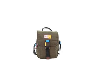 4895250107663 - Schultertasche DISCOVERY Icon Damen Gr B H T 75cm x 17cm x 22cm grün (khaki) Kunstfaser unifarben Taschen aus rPet Polyester-Material