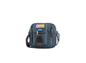 4895250107755 - Schultertasche DISCOVERY Icon Damen Gr B H T 17cm x 17cm x 27cm blau Kunstfaser unifarben Taschen aus rPet Polyester-Material
