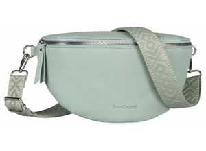 4262434233447 - Bauchtasche BRUNO BANANI Amalfi Damen Gr B H T 27cm x 16cm x 8cm grün (mint) Lederimitat Taschen Gürteltasche Umhängetasche Breiter Gurt Crossbody Bag