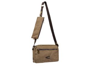 4255619923448 - Handtasche CAMEL ACTIVE Journey Kinder Gr B H T 26cm x 165cm x 7cm beige (natur) Nylon aufgeraut bestickt clean unifarben Taschen vielseitiger Begleiter aus robustem Nylon und mit leichtem Gewicht