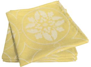 4004567195724 - Stoffserviette ADAM Romantic Puligny Light Servietten Gr Bio-Baumwolle gelb Servietten und Zubehör Serviette nachhaltig