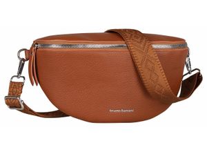 4262434233454 - Bauchtasche BRUNO BANANI Amalfi Damen Gr B H T 27cm x 16cm x 8cm braun (cognac) Lederimitat Taschen Gürteltasche Umhängetasche Breiter Gurt Crossbody Bag