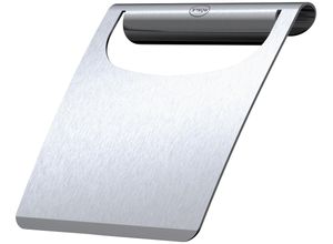 4004293254337 - Grillspachtel RÖSLE Plancha 25433 silber (silberfarben) B14cm H25cm Edelstahl 18 10 Küchenpaletten zum Wenden von Grillgut und Reinigen von Grillplatten