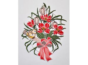 4028298185366 - Fensterbild STICKEREIEN PLAUEN Blumenschleife Fensterbild Gr 1 gelb (gelbgrün) B20 H28 Polyester Fensterbilder Fensterbild Blumenschleife 4028298185366 - Fensterbild STICKEREIEN PLAUEN Blumenschleife Fensterbild Gr 1 gelb (gelbgrün) B20 H28 Polyester Fensterbilder Fensterbild Blumenschleife