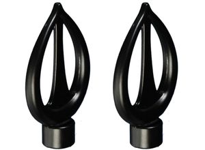 4016318269530 - Gardinenstangen-Endstück Flamme schwarz H58cm L94cm Ø16cm Gardinenstangenendstücke für Gardinenstangen Ø 16 mm 4016318269530 - Gardinenstangen-Endstück Flamme schwarz H58cm L94cm Ø16cm Gardinenstangenendstücke für Gardinenstangen Ø 16 mm