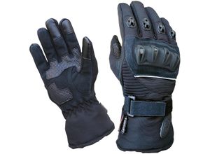 4250606523182 - Motorradhandschuhe PROANTI Gr L schwarz Handschuhe L Obermaterial 50% Nylon 40% Polyester 10% Polyurethan Innenfutter 100% Polyester speziell für Regenwetter und den Winter