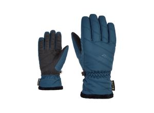 4063833873902 - Skihandschuhe ZIENER KASIA GTX Damen Gr 8 blau (dunkelblau) Kunstfaser Handschuhe