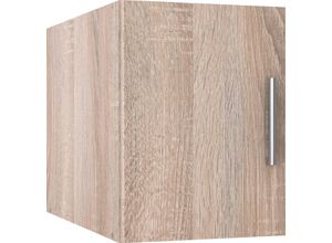 4065981003347 - Schrankaufsatz WIMEX Münster braun (eiche sägerau nachbildung) B30cm H40cm T54cm Spanplatte Möbelaufsätze kombinierbar mit den Wimex Schränken Münster