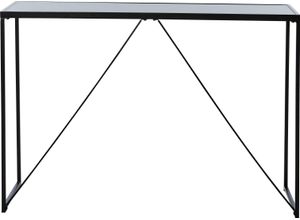 4050088032284 - Konsolentisch JAHNKE GLAM CONSOLE schwarz (schwarz schwarzglas schwarz schwarzglas) B1113cm H76cm T30cm Tische Breite ca 111 cm Beistelltisch