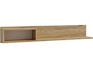 5904767224486 - Wandboard Galactique beige (mauvella eiche sand) B1842cm H296cm T271cm Spanplatte Regale Wandregal Wandmontage zeitloses Design vielseitig verwendbar