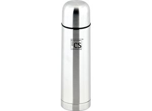 4029096060725 - Isolierflasche CARL SCHMIDT SOHN Elstra grau (edelstahl) 750ml Edelstahl Trinkflaschen rostfreier Edelsgtahl bruch- und stoßfest