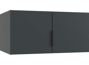 4065981006577 - Schrankaufsatz WIMEX Modena grau (graphit) B80cm H40cm T54cm Spanplatte Möbelaufsätze Aufsatzschrank