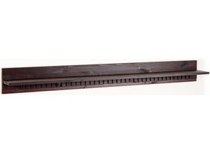 4067601310422 - Wandboard HOME AFFAIRE Cubrix braun (dunkelbraun) B130cm H14cm T14cm Massivholz Regale aus massivem Kiefernholz in zwei unterschiedlichen Breiten