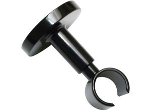 4003018343028 - Deckenträger für Gardinenstangen Deckenträger Gardinenstangen Gardinenstangenhalterungen Gr Länge 6 cm schwarz Gardinenstangenhalter Serie Einzelprogramm Chicago Ø 20 mm