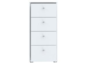 5904767832605 - Kommode Tempra weiß B386cm H855cm T348cm Dekorfolie FSC-zertifizierter Holzwerkstoff Sideboards Breite 386 cm