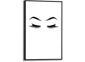 8714597552485 - Poster REINDERS Wimpern und Augenbrauen Bilder Gr B H T 20 cm x 30 cm x 16 cm schwarz (schwarz weiß) Poster