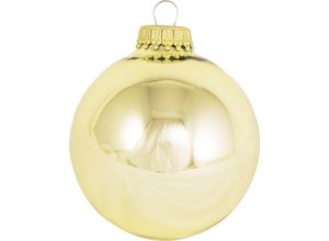 0024762701166 - Weihnachtsbaumkugel KREBS GLAS LAUSCHA CBK70116 Weihnachtsdeko Christbaumschmuck Christbaumkugeln Glas gold (goldfarben) Ø67cm Glas Weihnachtsbaumkugeln Weihnachtsbaumkugeln