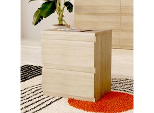 5904767036669 - Kommode EDMORE braun (eichefarben) B418cm H493cm T322cm Sideboards Kommode Breite ca 42 cm