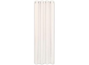 4007863521624 - Vorhang Laurin Gr 1 weiß B140cm H235cm Wirkware Polyester Gardinen HxB 235x140 Ösenschal aus Dekostoff Uni