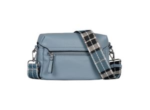 4255619921383 - Handtasche TOM TAILOR Chrissi Damen Gr B H T 23cm x 14cm x 10cm blau Polyurethan Taschen