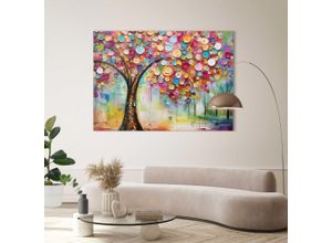 8714597661675 - Wandbild REINDERS Life Tree - colourful bunt (farbe bild(er) bunt) B140cm H100cm T31cm MDF Bilder