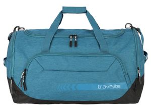 4027002070295 - Reisetasche TRAVELITE KICK OFF verschiedene Größen und Farben Gr B H T 60cm x 34cm x 36cm blau (petrol) Polyester unifarben Taschen Reisegepäck Sporttasche Freizeittasche mit Aufsteckfunktion