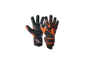 4060485567401 - Torwarthandschuhe REUSCH Attrakt Fusion Carbon 3D Damen Gr 105 orange (schwarz orange) 9% Polyurethan 4% Polyamid 26% Polyester 61% Elastodien mehrfarbig Sportlich Handschuhe mit Evolution Negative Cut