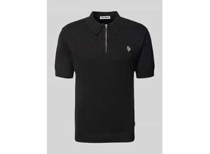 4069469411556 - Slim Fit Poloshirt mit Label-Stitching