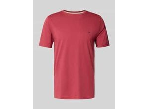 4068544223480 - T-Shirt mit Label-Stitching