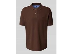 4068544225033 - Regular Fit Poloshirt mit Logo-Stitching