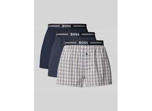 4063534885082 - Regular Fit Boxershorts aus reiner Baumwolle im 3er-Pack