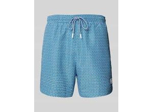 4063547036334 - Regular Fit Badeshorts mit Mesheinsatz