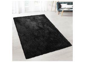 4066088637336 - floordirekt Shaggy-Teppich Prestige Schwarz