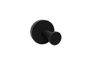 4250657516225 - Brillantbad BARK Kleiderhaken Messing Schwarz 55x55x55 mm für Bad & Küche >> zum Bohren oder Kleben*