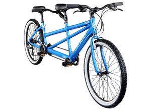 4250845946056 - Oakland 26 Zoll Tandem Fahrrad Mountainbike Bike 21 Gänge MTB Hardtail blau 48 48 cm