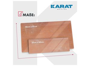 4066088633741 - Karat office Design-Glas-Memoboard Brush Rot