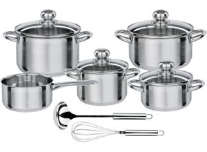 4005643806572 - Topf-Set Silver Star Töpfe Gr + silberfarben Topfset Topfsets Topf Induktion